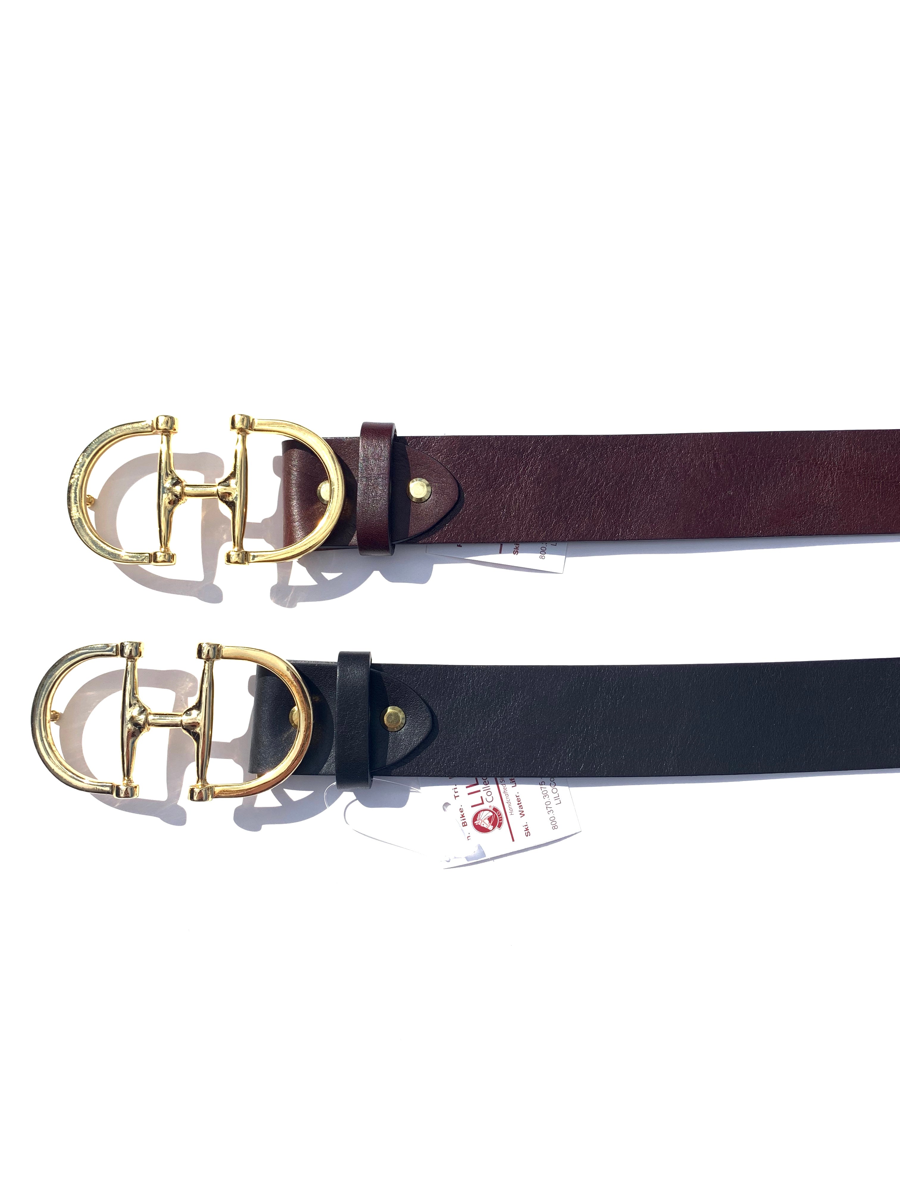 LILO Equestrian Bit belt in vintage leather – Jods